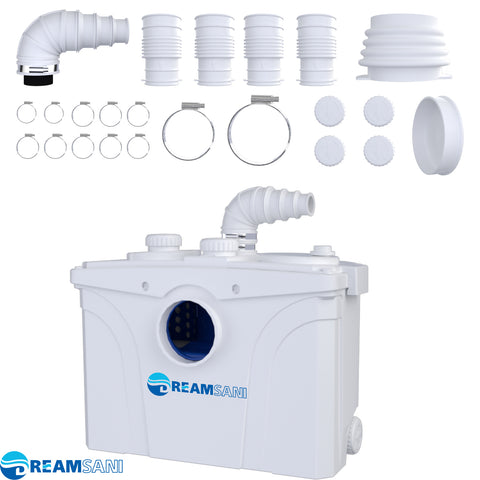 FLO700 Dreamsani 700W Macerator Pump for Macerating Toilet Upflush ...